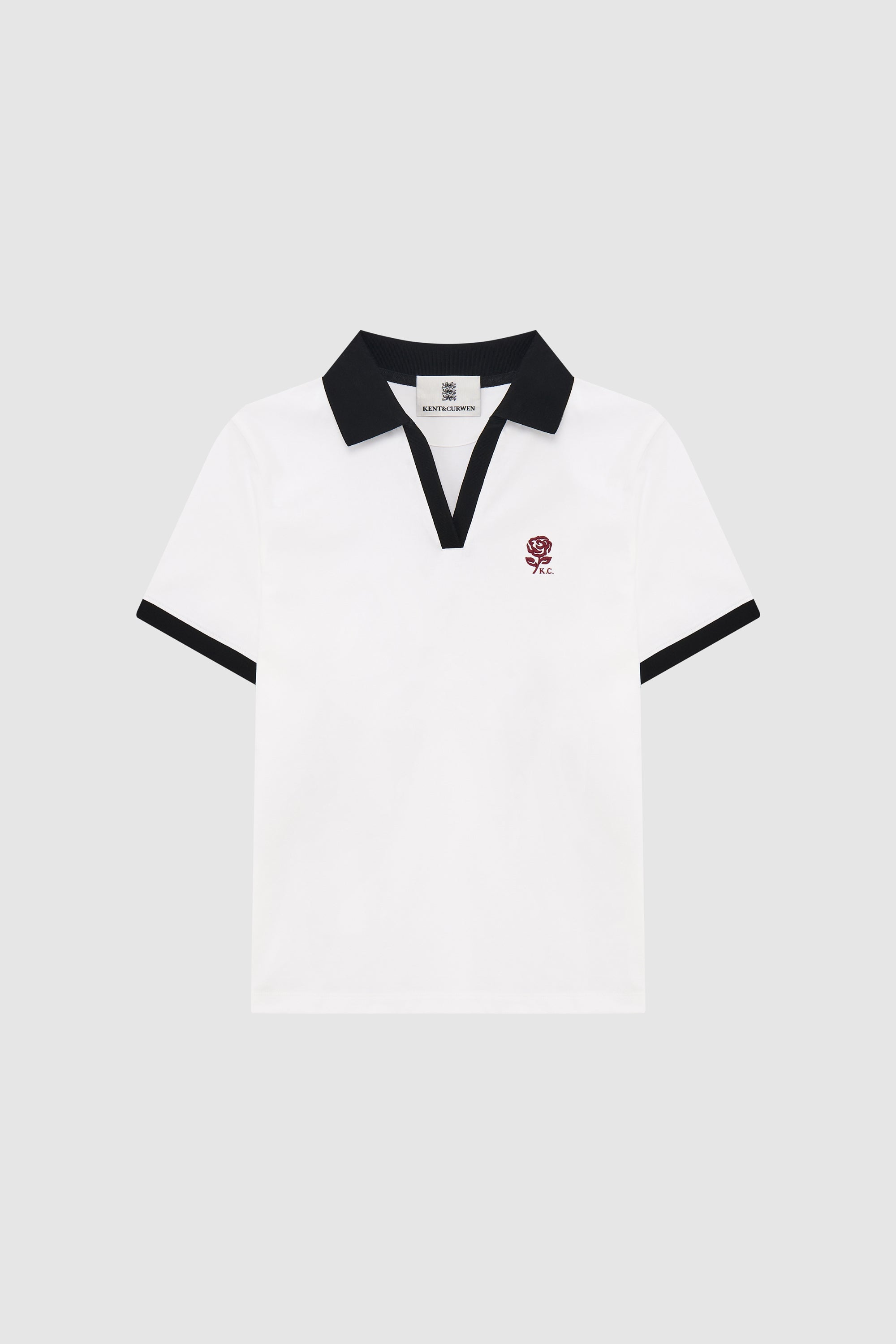 Rose V-neck Polo Shirt | KENT&CURWEN