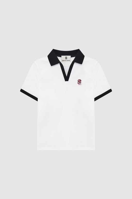 Rose V-neck Polo Shirt | KENT&CURWEN